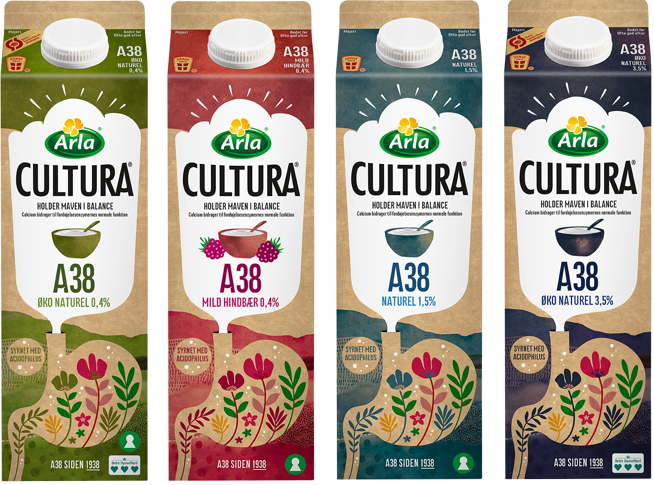 A38 får nyt hjem under Arla Cultura® og Arla® ØKO | Arla