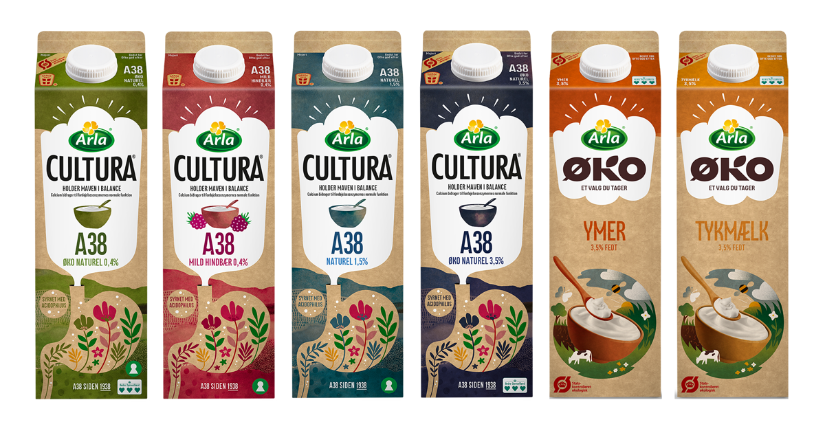 A38 får nyt hjem under Arla Cultura® og Arla® ØKO | Arla