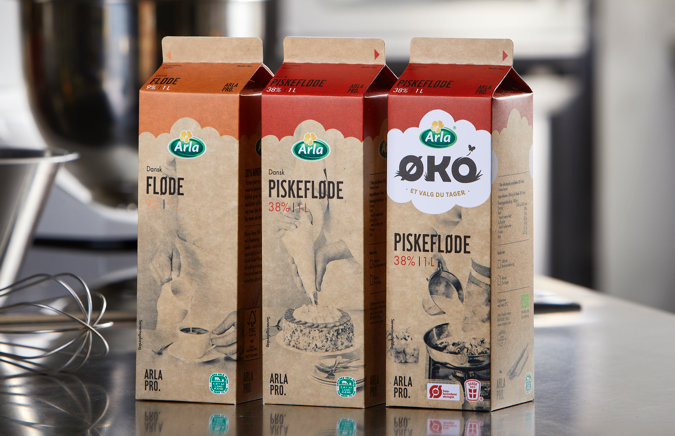 Nye klimavenlige kartoner | Arla Pro Danmark
