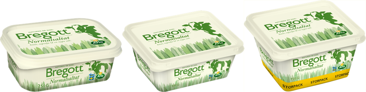 Historisk uppdatering i Bregottfabriken: tre nya storlekar | Arla