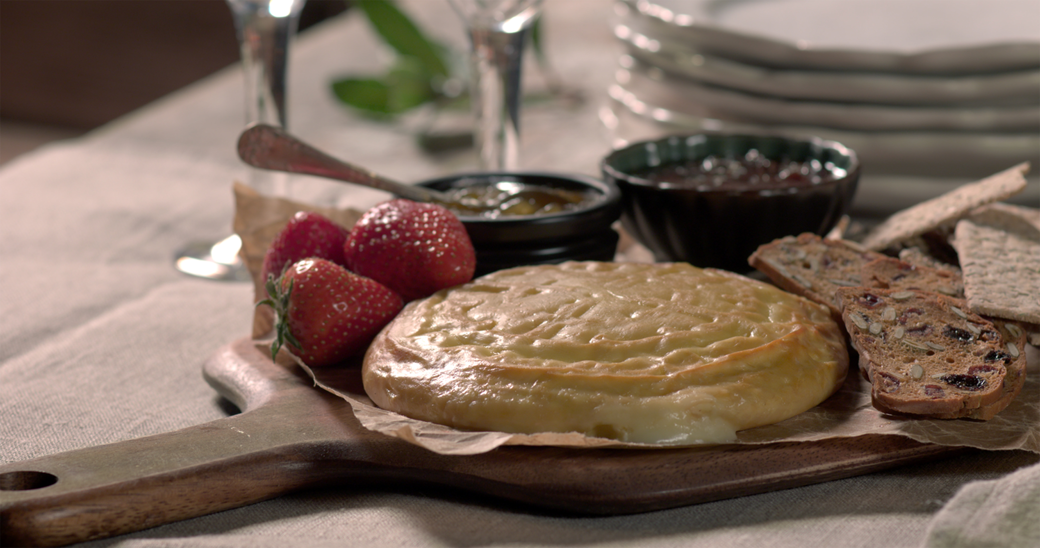 Fransk brie vitmögelost 200 g | Falbygdens Ost